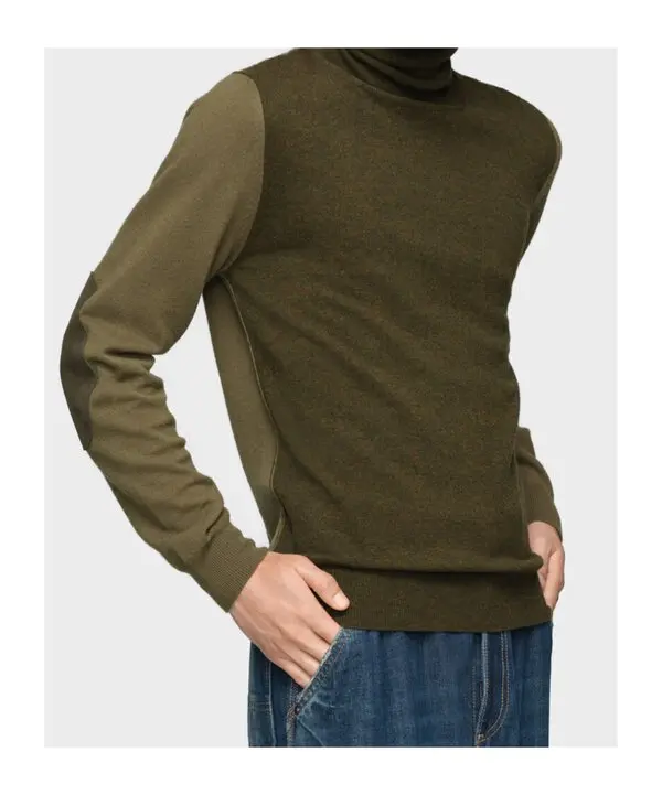 MAISON MARGIELA Two-tone Turtleneck Knitted Jumper - Null