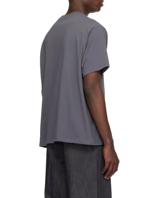 We11Done Plain Knitted Short-sleeved T-shirt