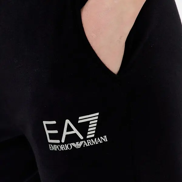 EA7 Logo-print Tapered Track Pants