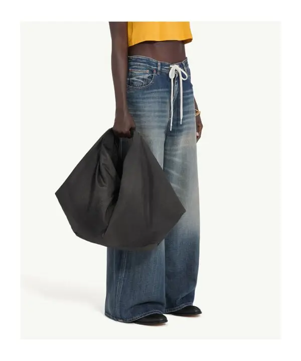 MAISON MARGIELA Drawstring Wide-leg Jeans - Blue