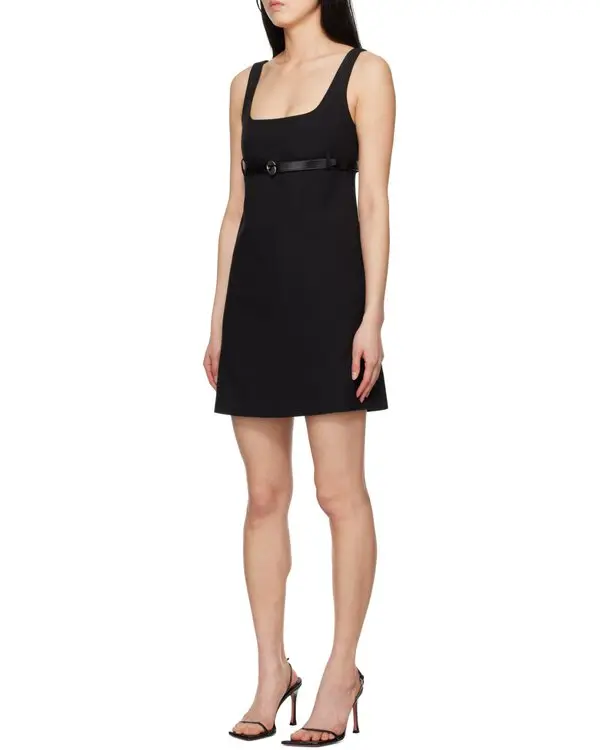 Coperni Belted Tailored Mini Dress