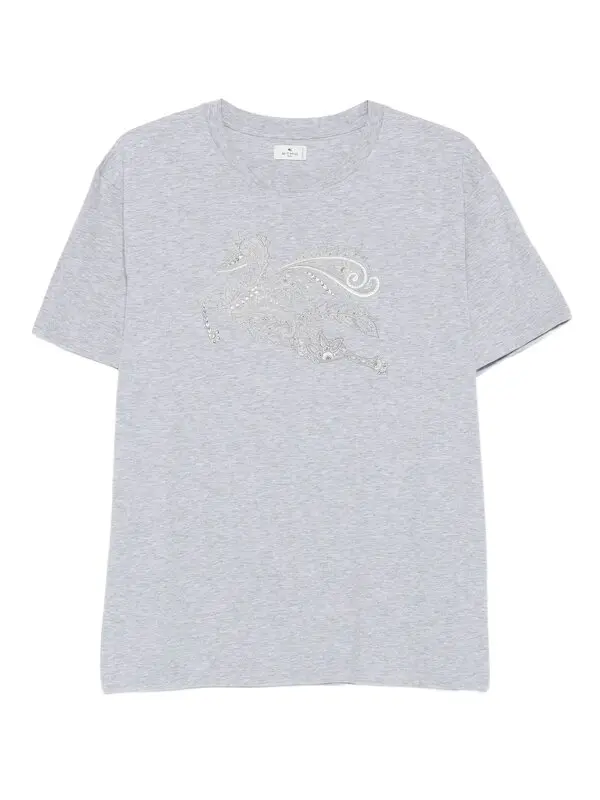Etro Embellished Bird T-shirt