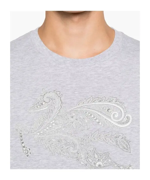 Etro Embellished Bird T-shirt