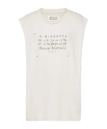 MAISON MARGIELA Sleeveless Crewneck Top