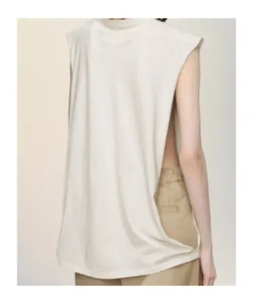 MAISON MARGIELA Sleeveless Crewneck Top