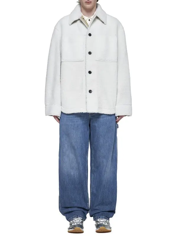 Bottega Veneta Oversized Shearling Shirt