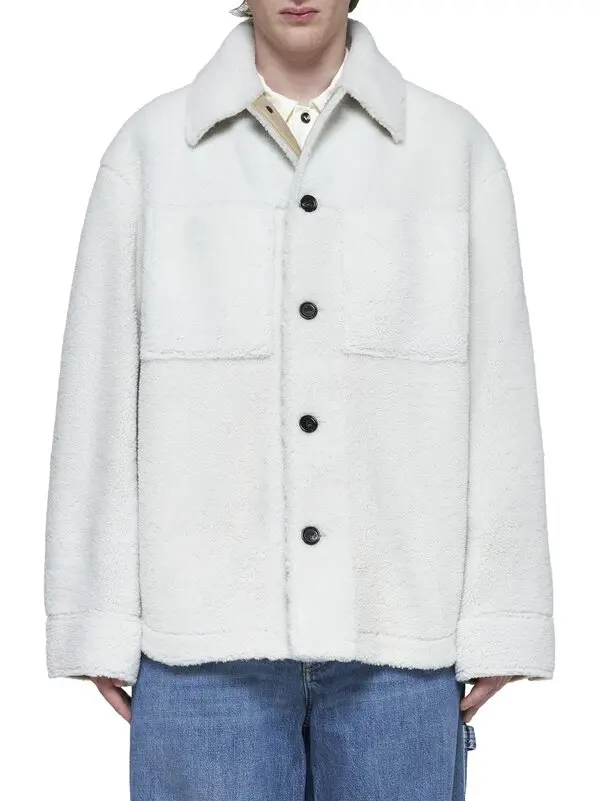 Bottega Veneta Oversized Shearling Shirt