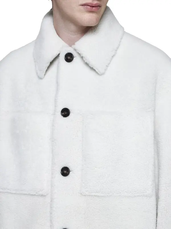 Bottega Veneta Oversized Shearling Shirt