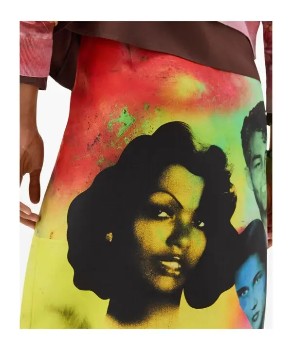 Versace Printed Skirt - Black