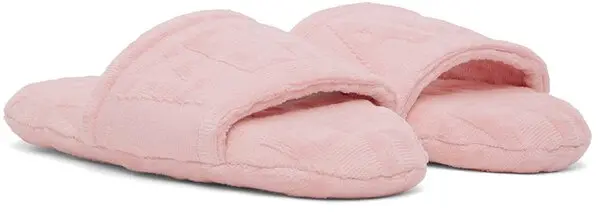 Versace Terry Logo Detailed Slip-on Slippers