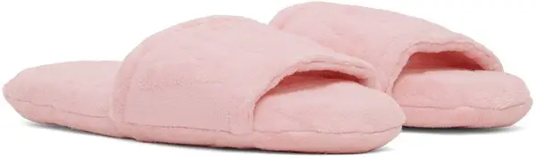 Versace Terry Logo Detailed Slip-on Slippers