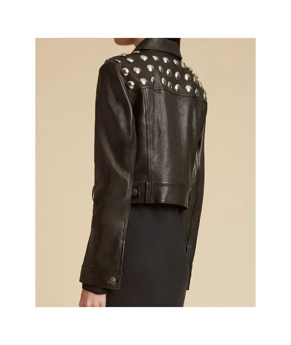 Khaite Rivet Leather Jacket