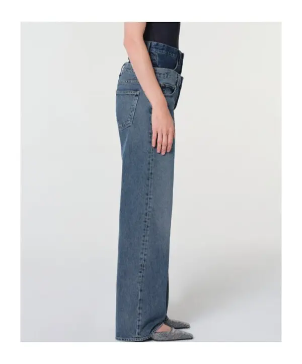 AGOLDE Elson Double-waisted Jeans