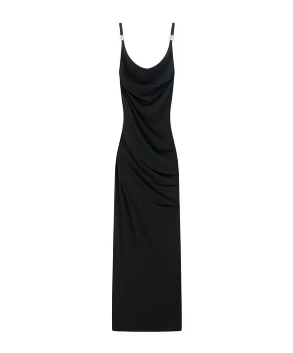 Coperni Open-back Sleeveless Maxi Dress - Black