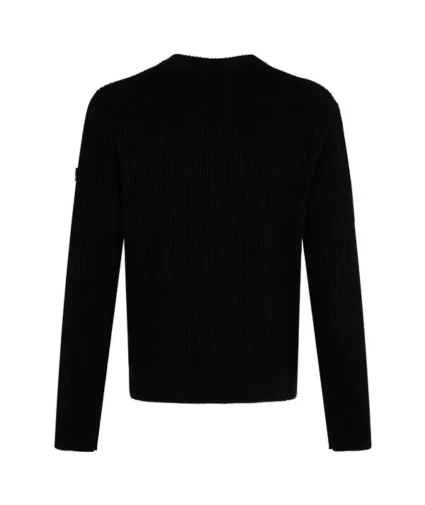 Moose Knuckles Ribbed Long Sleeve Sweater