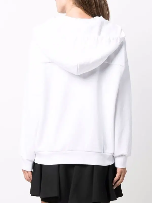 Alexander McQueen Logo Printed Drawstring Hoodie