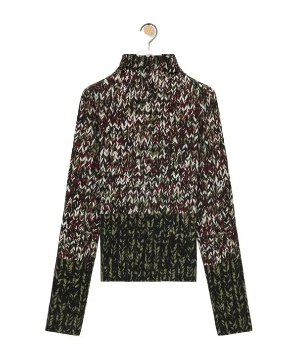 Loewe Long Sleeve Top With Anagram Embroidery