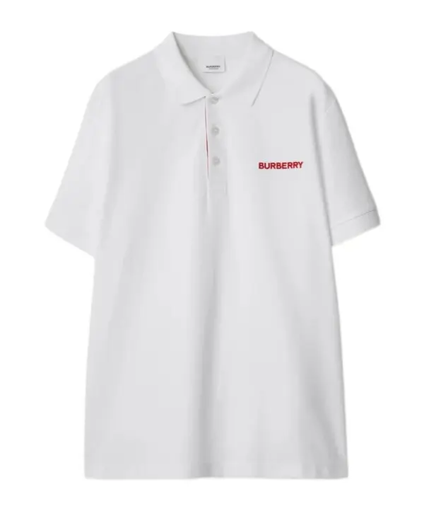Burberry Polo Shirt With Lapel Short Sleeve - No