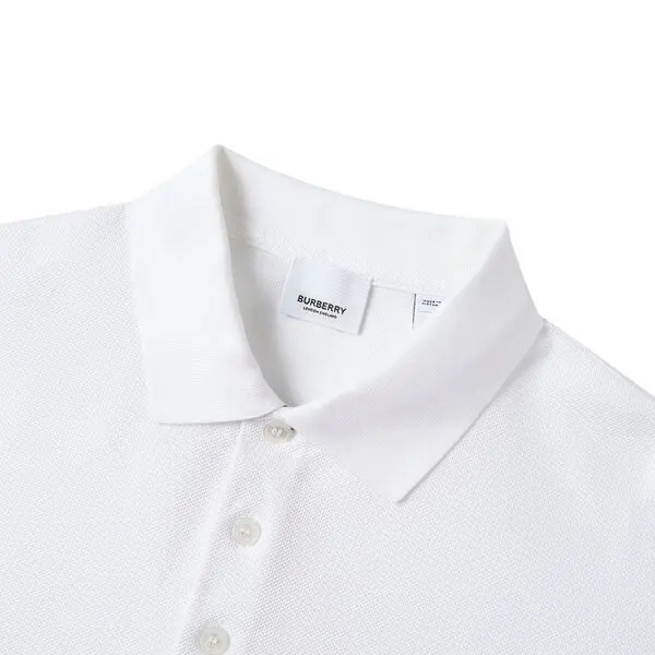 Burberry Polo Shirt With Lapel Short Sleeve