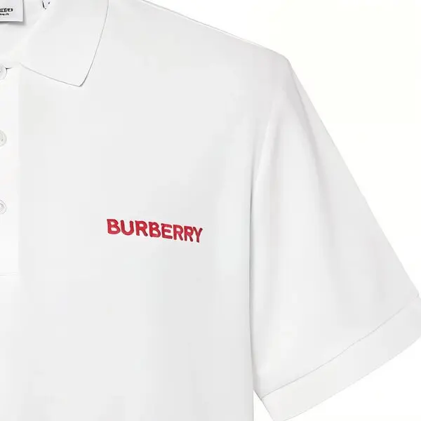 Burberry Polo Shirt With Lapel Short Sleeve
