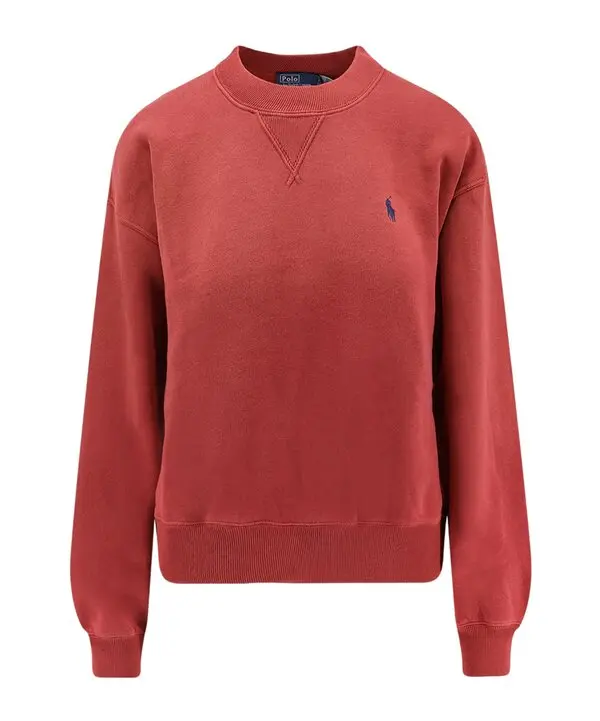 Polo Ralph Lauren Embroidered Crewneck Sweatshirt - Red
