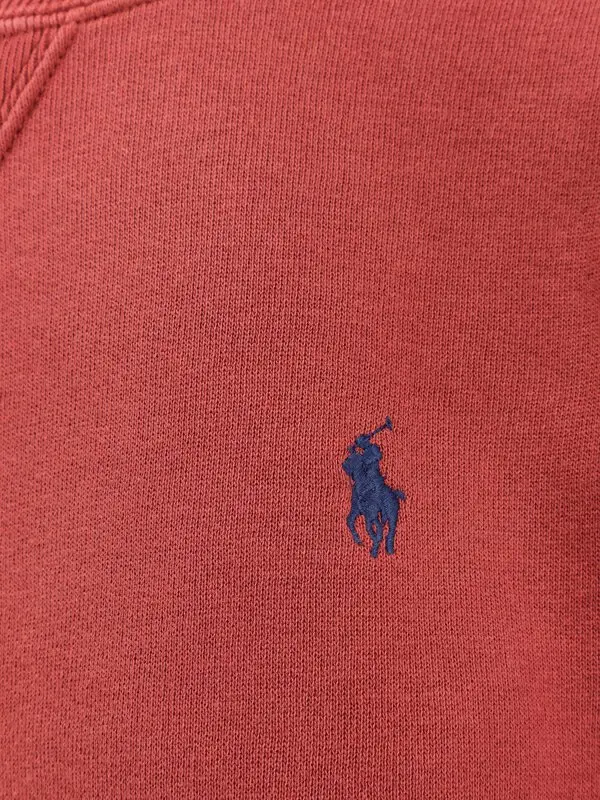 Polo Ralph Lauren Embroidered Crewneck Sweatshirt - Red