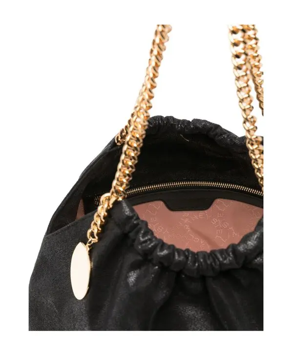 Stella McCartney Falabella Drawstring Shoulder Bag - Black