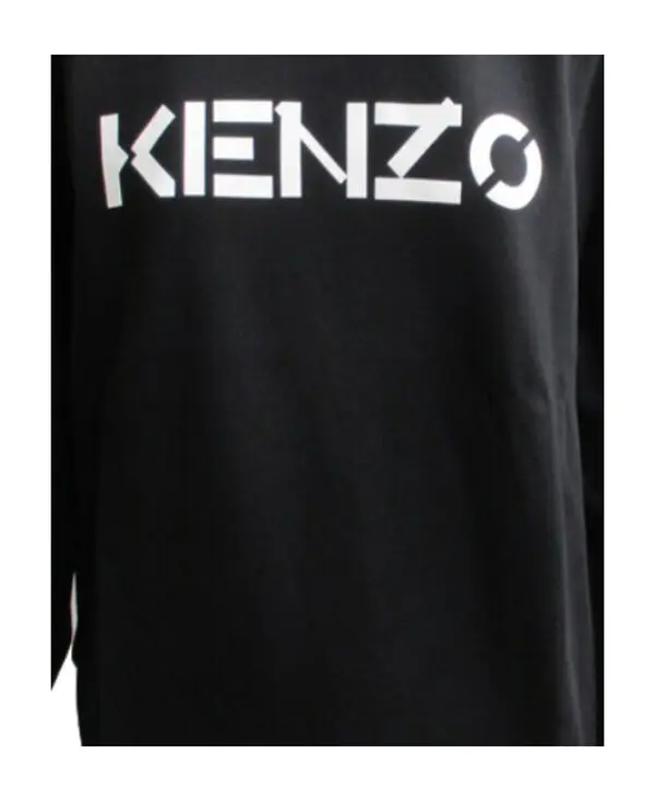 Kenzo Logo Print Sweatshirt - Black