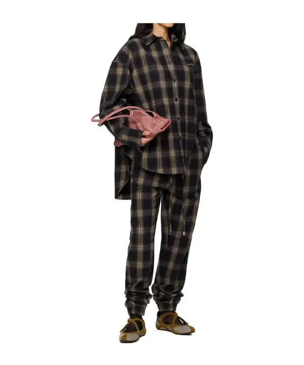 Attico Plaid Casual Pants
