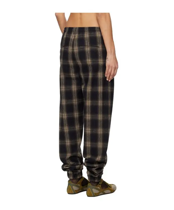 Attico Plaid Casual Pants