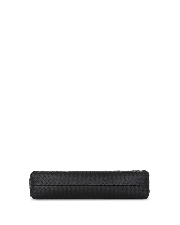 Bottega Veneta Woven Leather Briefcase - Black