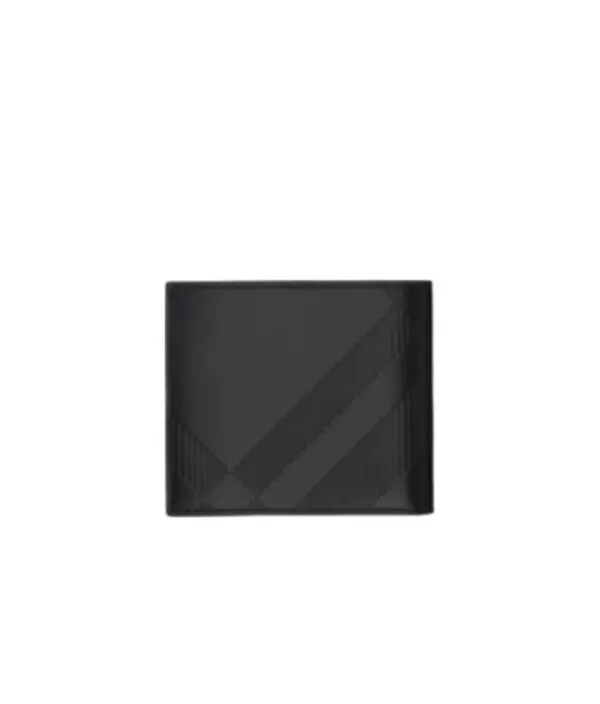 Burberry Check Embossed Bi-fold Wallet