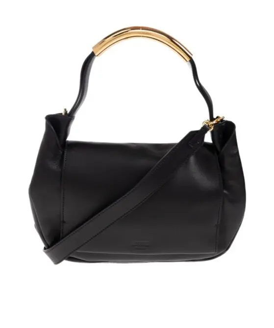 Moschino Handle-detail Crossbody Bag - Black