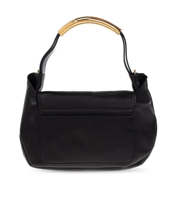 Moschino Handle-detail Crossbody Bag - Black
