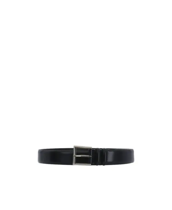 ORTIGNI Leather Belt - Black