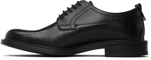 Hugo Boss Logo Tab Derby Shoes - Black