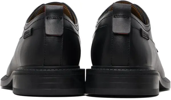 Hugo Boss Logo Tab Derby Shoes - Black