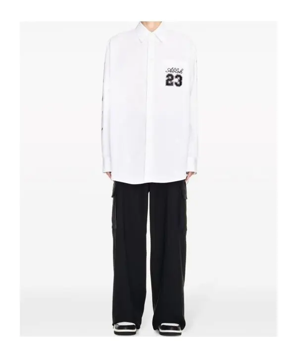Off-White Script Logo Patch Pocket Shirt