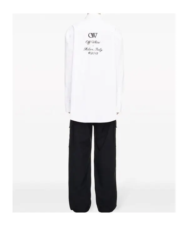 Off-White Script Logo Patch Pocket Shirt
