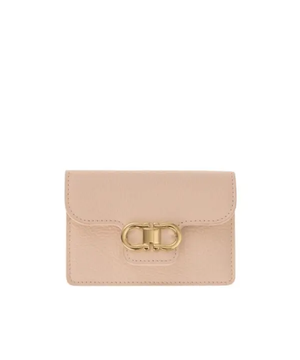 FERRAGAMO Gancini Key Bag - Ballet Powder