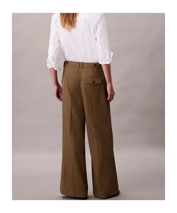 Calvin Klein High-waisted Wide-leg Trousers