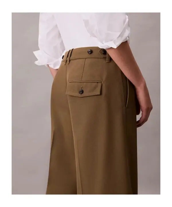 Calvin Klein High-waisted Wide-leg Trousers