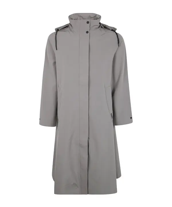Rains Suva Vision Softshell A-line Hooded Raincoat - Gray