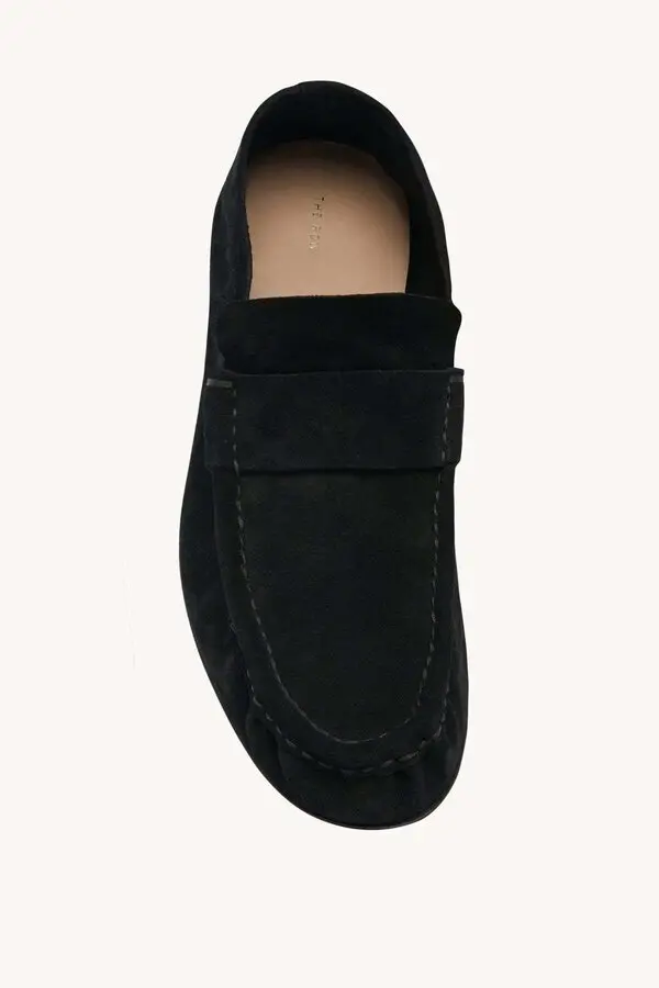 THE ROW Suede Loafers