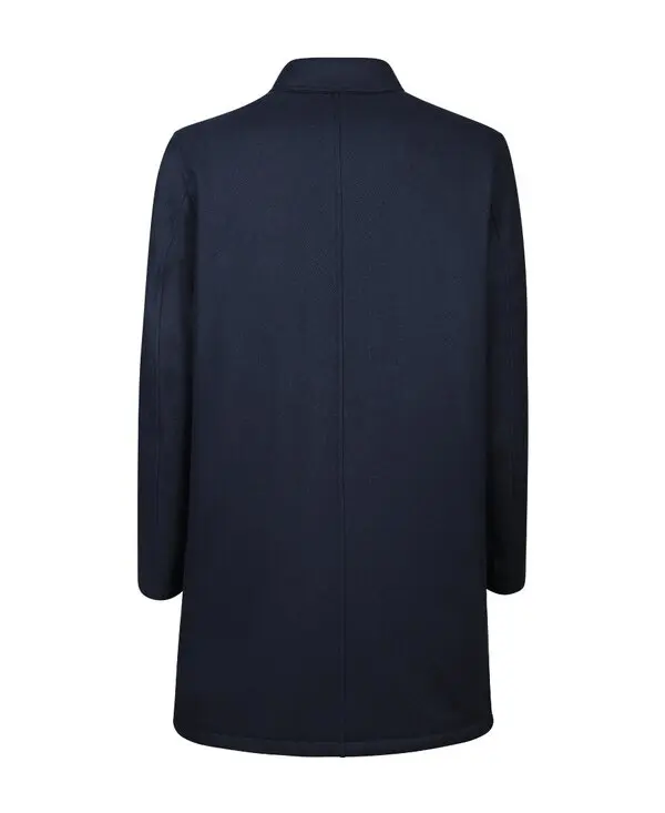 Herno Single-breasted Straight Hem Coat