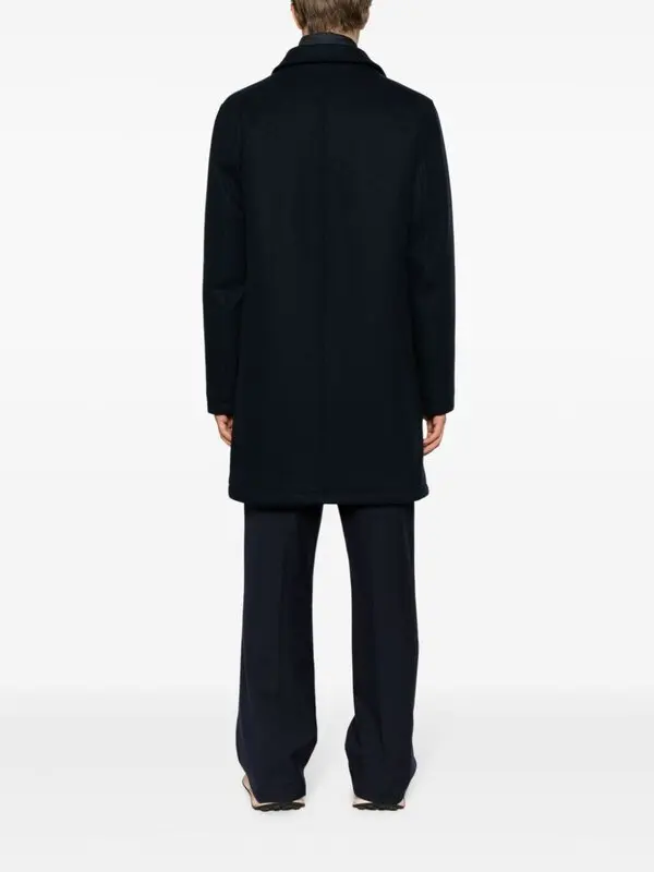 Herno Single-breasted Straight Hem Coat