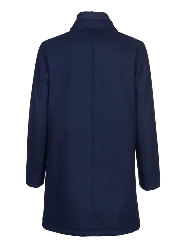 Herno Single-breasted Straight Hem Coat