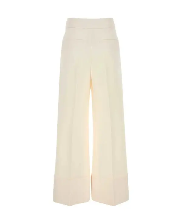 Valentino Garavani Pleated Detailed Wide-leg Pants