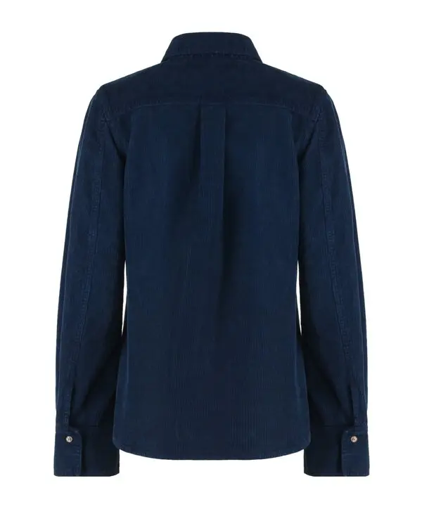Victoria Beckham Corduroy Button-up Shirt - Black