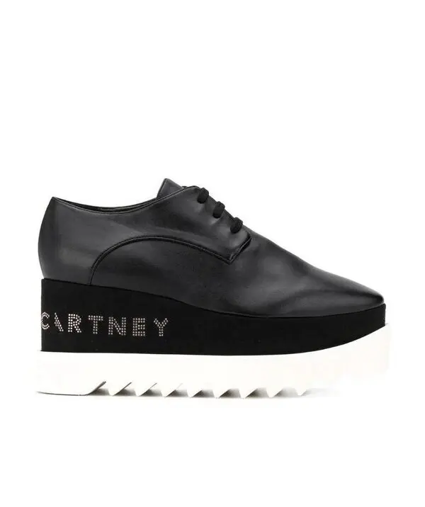 Stella McCartney Elyse Platform Lace-up Shoes - Black